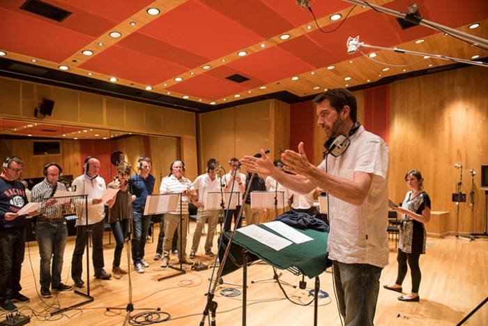 Musical team building in studio - London Incognito