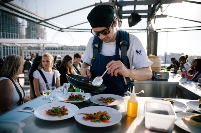 Unforgettable dining in the clouds - London Incognito